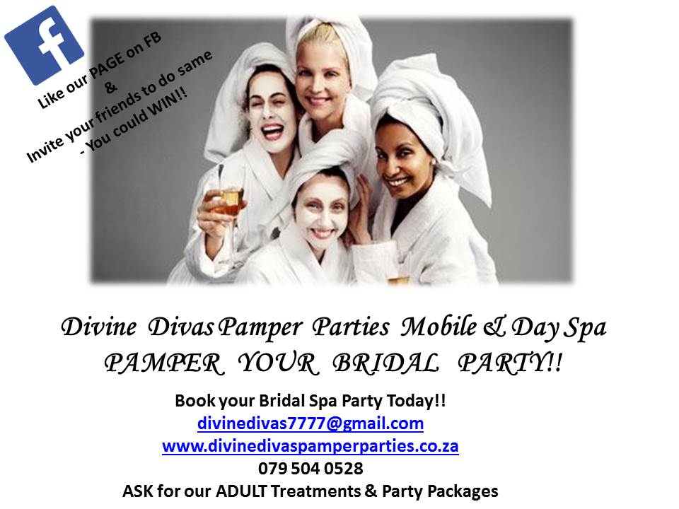 Ladies Services - Divine Divas Pamper Parties - Mobile and Day Spa ...